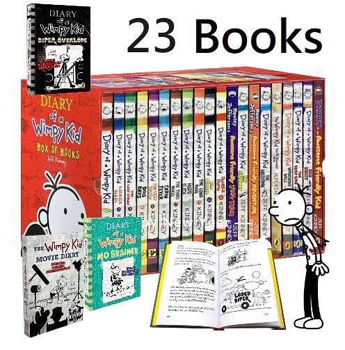 Diary of a wimpy kid and awesome friendly stories 23 books set complet ...